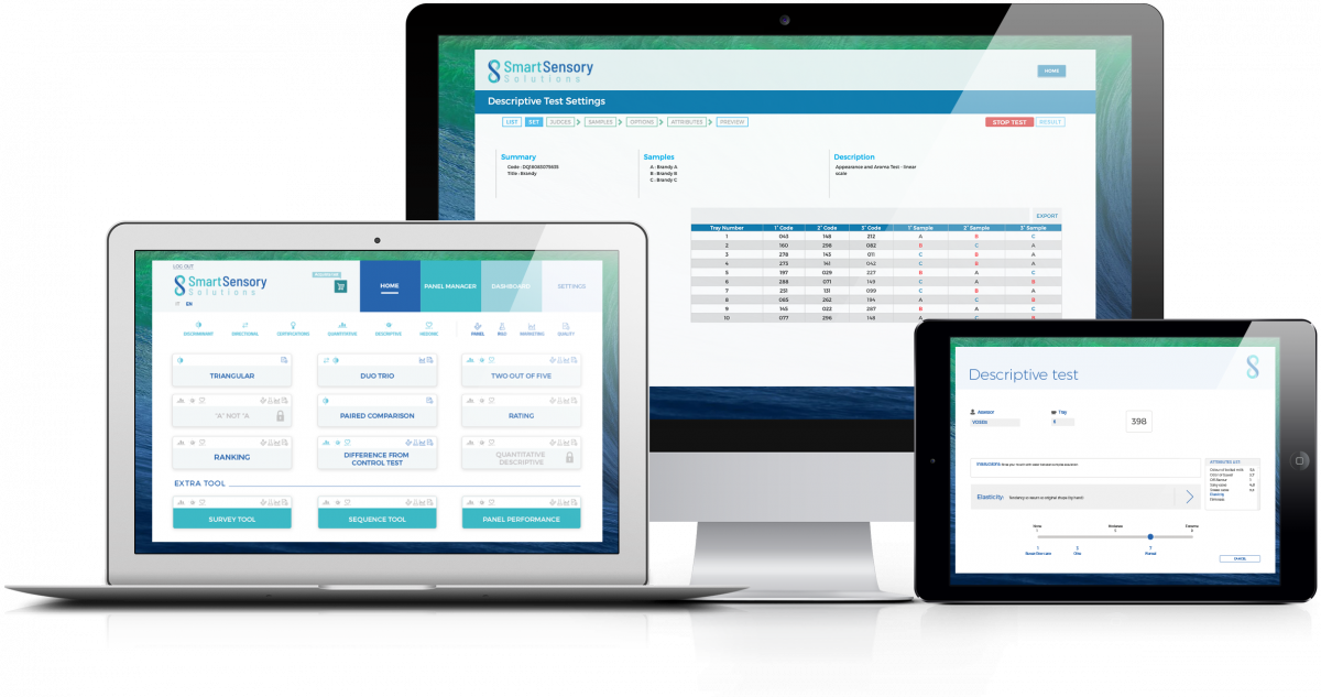 Smart Sensory Solutions - software Home